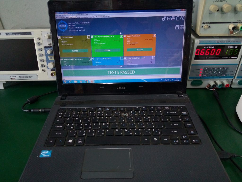 ACER 4349 อาการเปิดไม่ติด - ซ่อมโน๊ตบุ๊คหล่มสัก