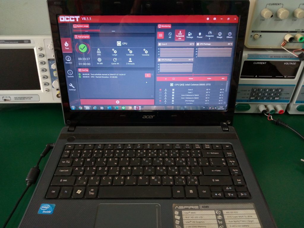 ACER 4349 อาการเปิดไม่ติด - ศูนย์ซ่อมโน๊ตบุ๊คหล่มสัก